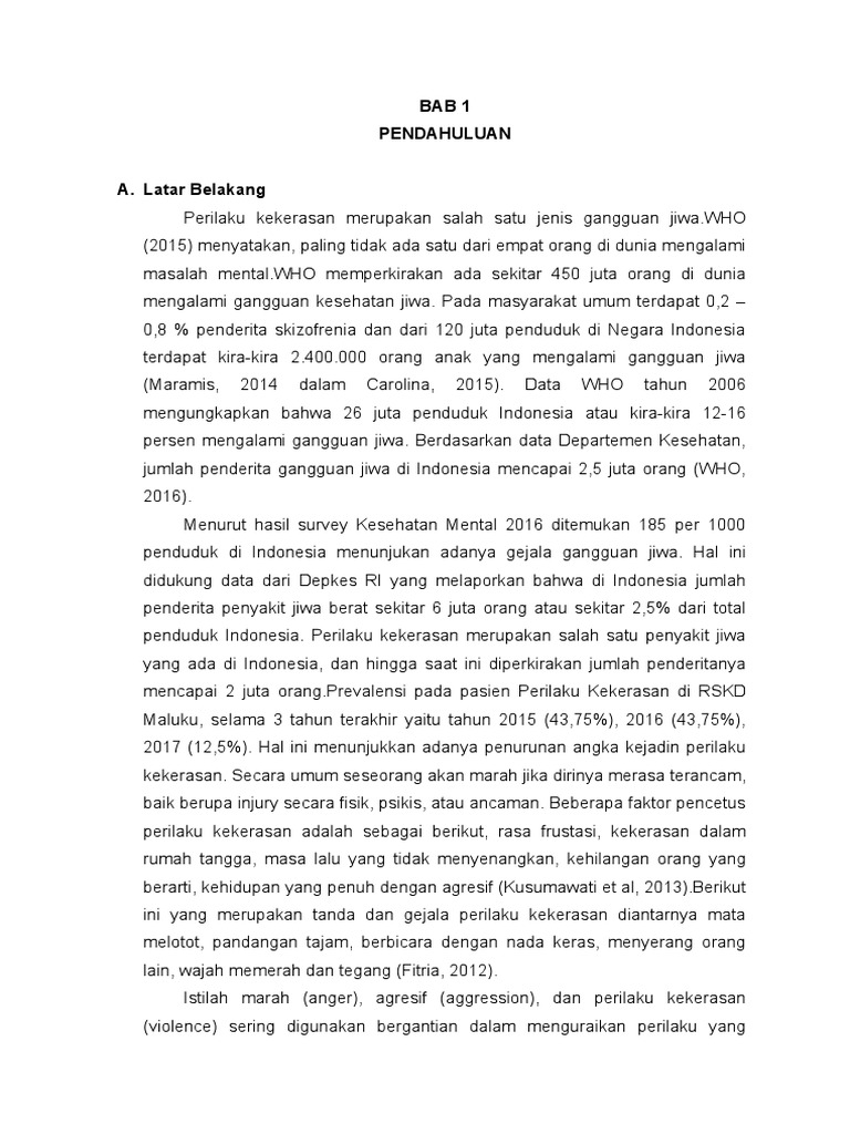 BAB 1 Makalah RPK | PDF | Pengembangan Diri