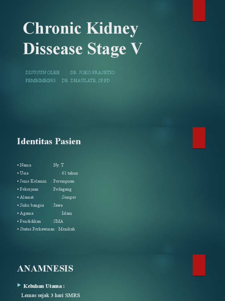 Presentasi Kasus CKD Stage V | PDF