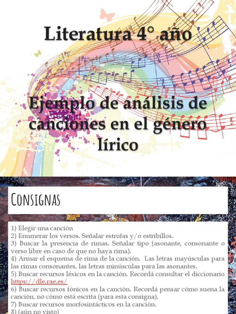 08 Ejemplo Analisis de Canciones | PDF | Rima | Fonética