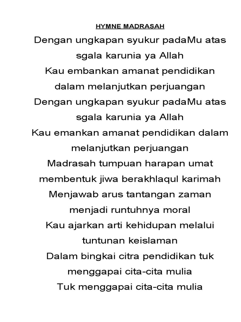 Lagu Perpisahan Sekolah Pdf