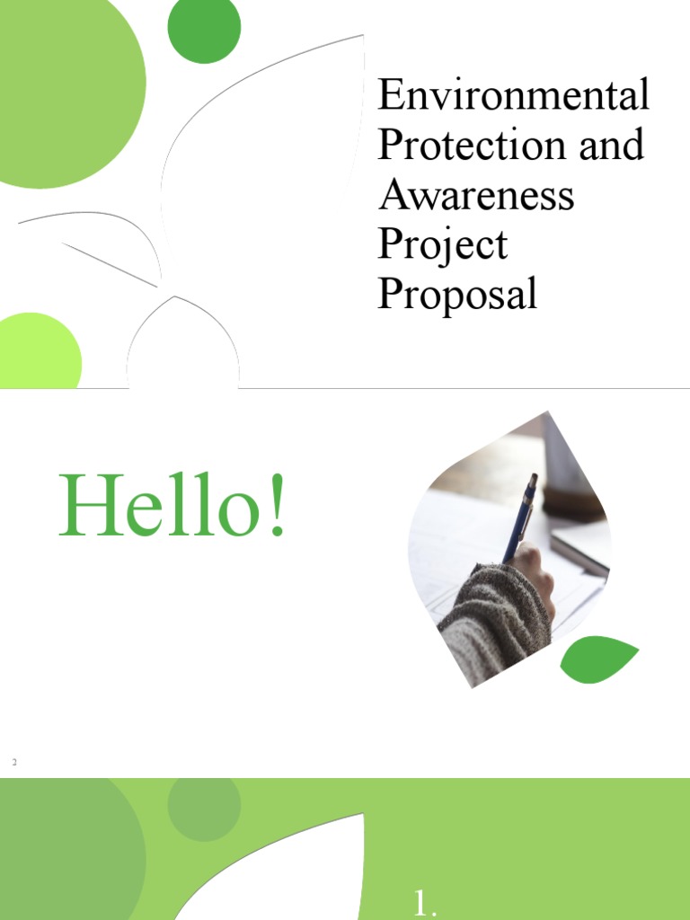 Environmental Protection Project Proposal | PDF | Color | Light