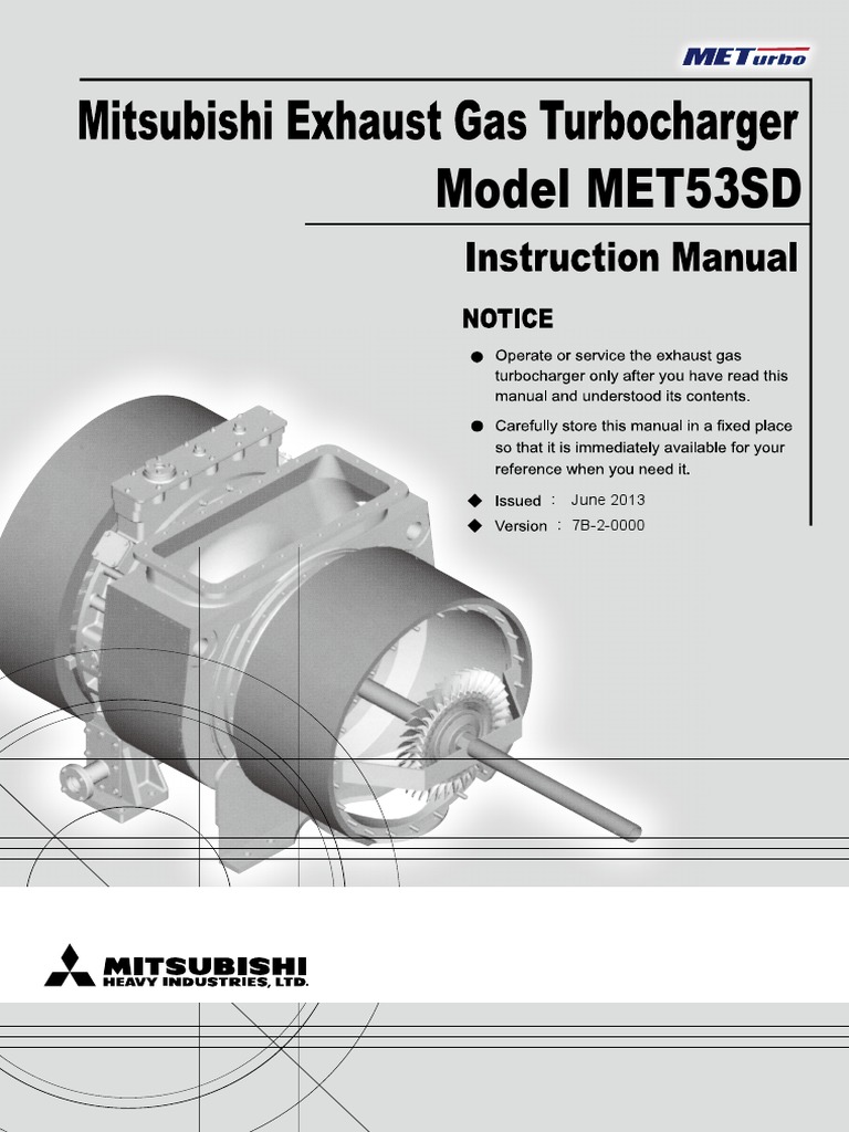 MET53SD | PDF | Turbocharger | Turbine