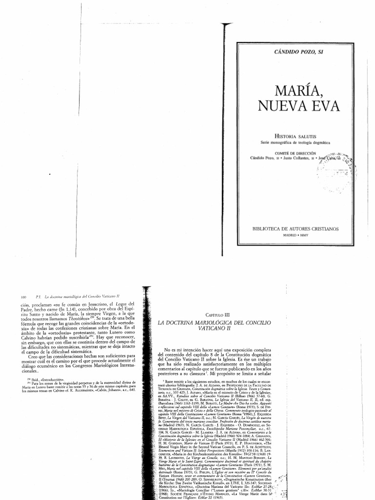 Maria NUEVA EVA Candido POZO para Control de Lectura | PDF | María ...