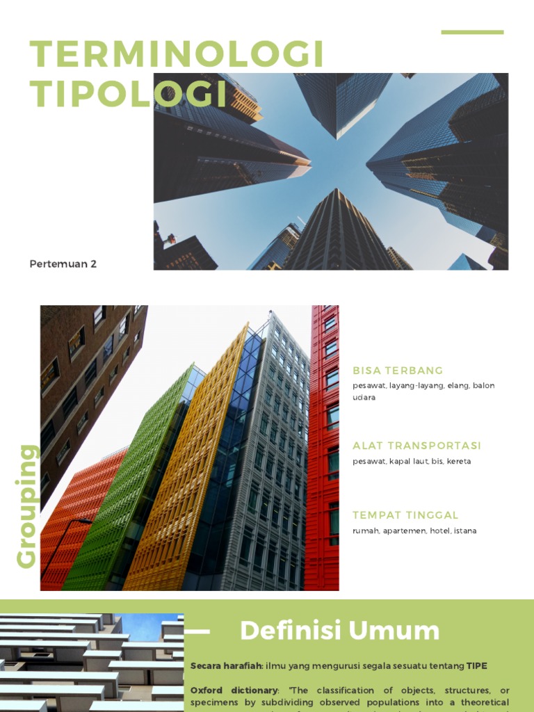 Definisi dan Tipologi Arsitektur | PDF