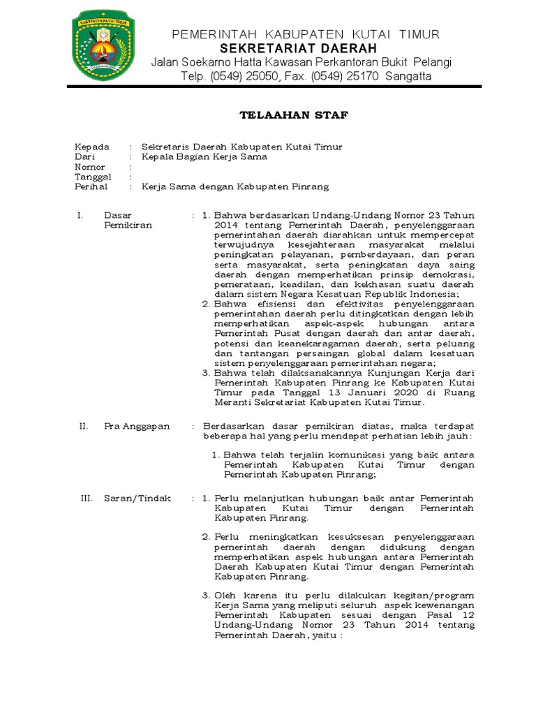 Telahaan Staf | PDF