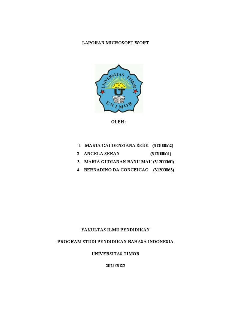 Tugas Laporan Tentang Microsoft Word | PDF