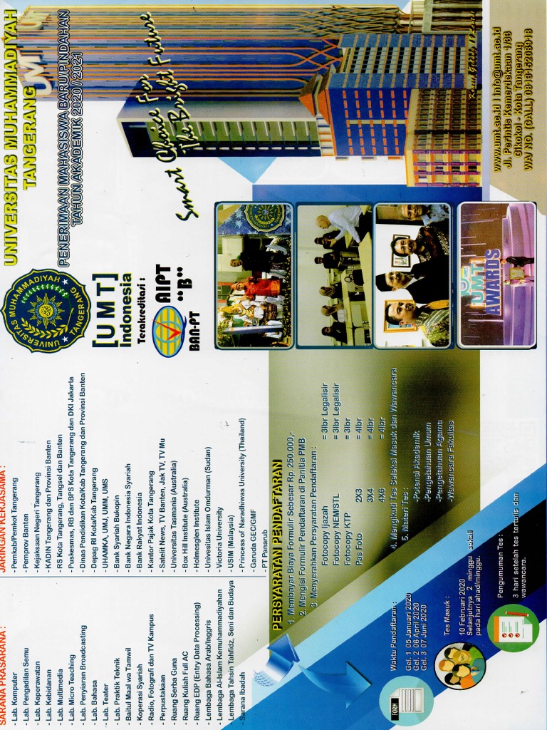 Brosur PMB Umt | PDF