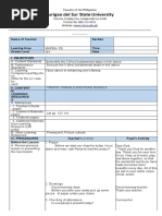 Detailed Lesson Plan in MSEP IV (PE) (Basic Dance Steps in 3 4 Rhythm ...