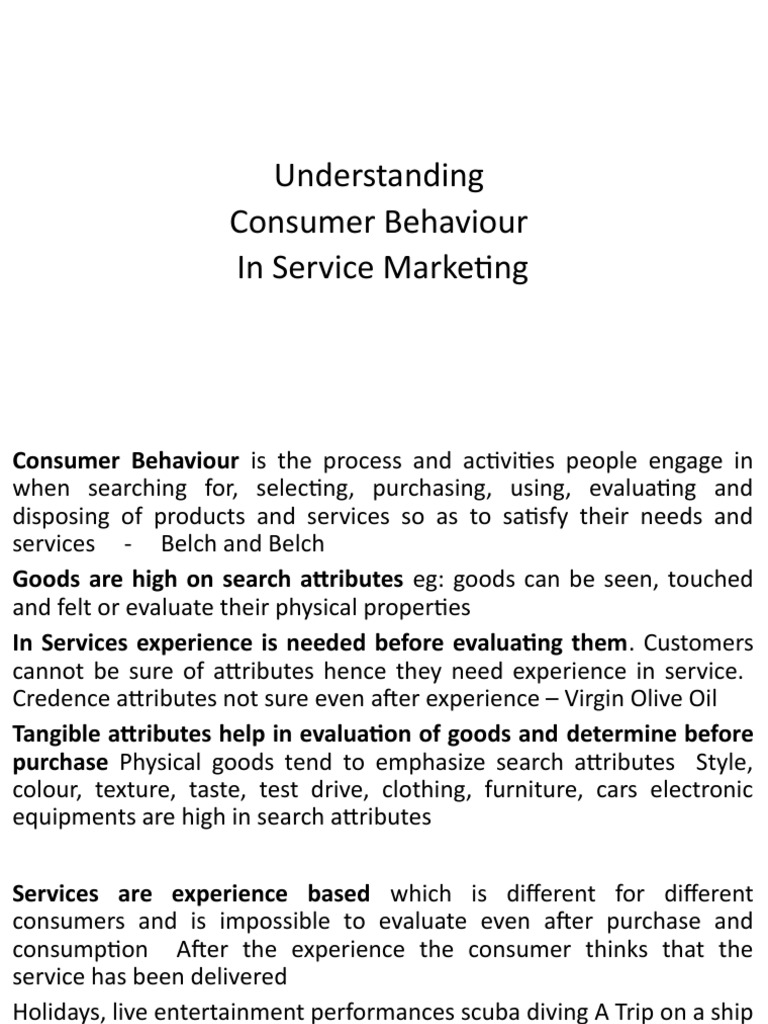 Understanding Services Customer | PDF | Risk | Customer Satisfaction