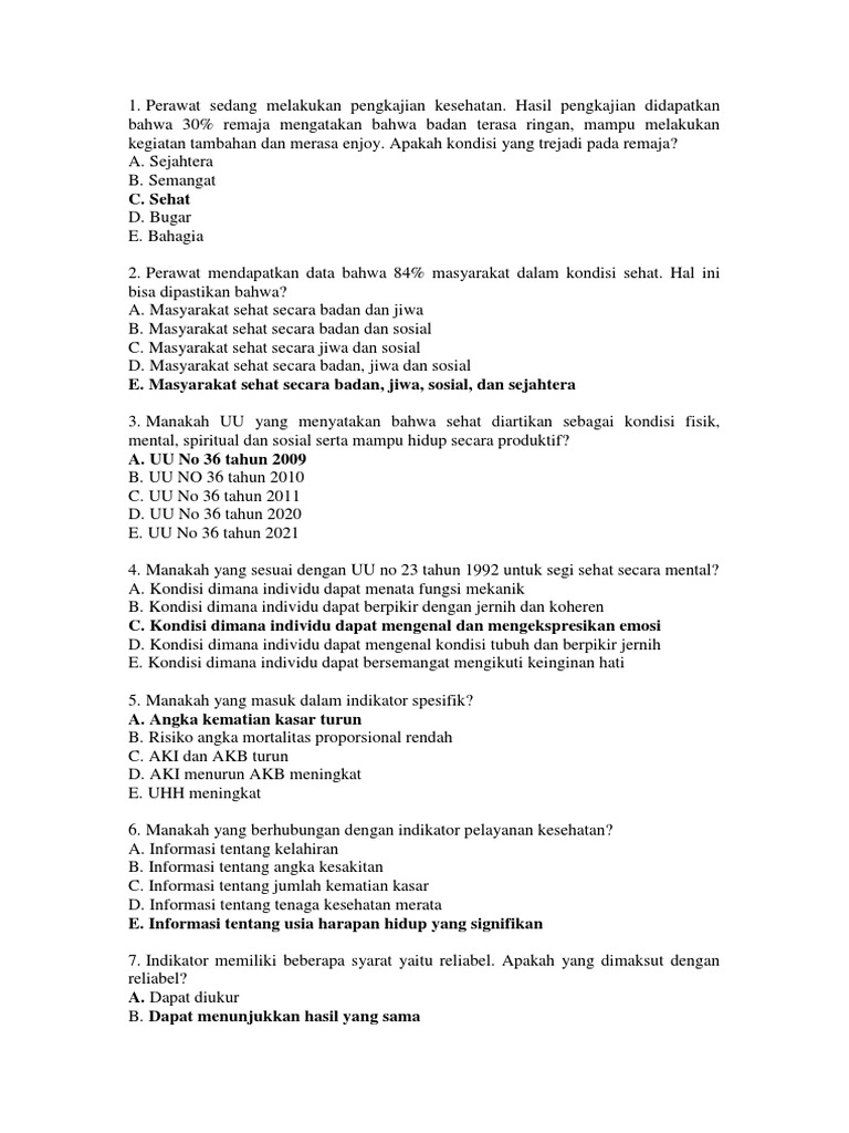 Kep Kom 1 Tanpa Jawaban | PDF