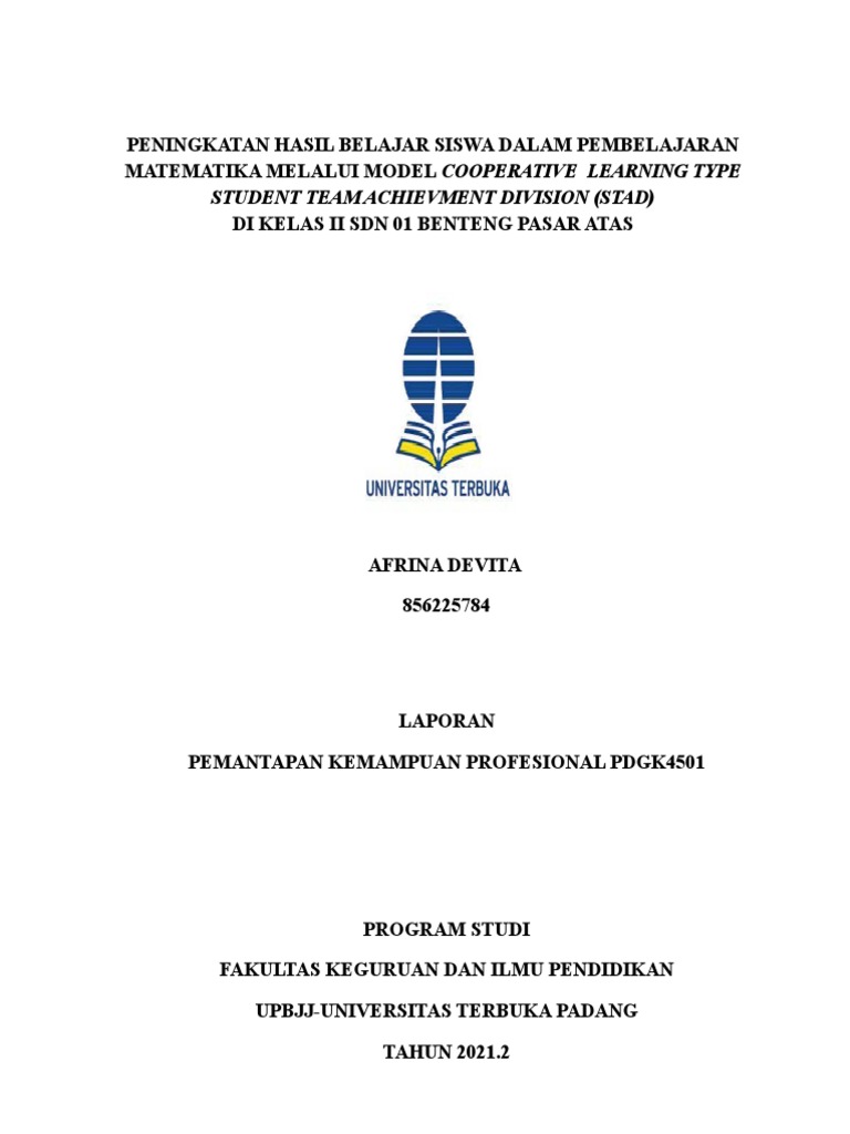 Format Halaman Judul Laporan PKP | PDF