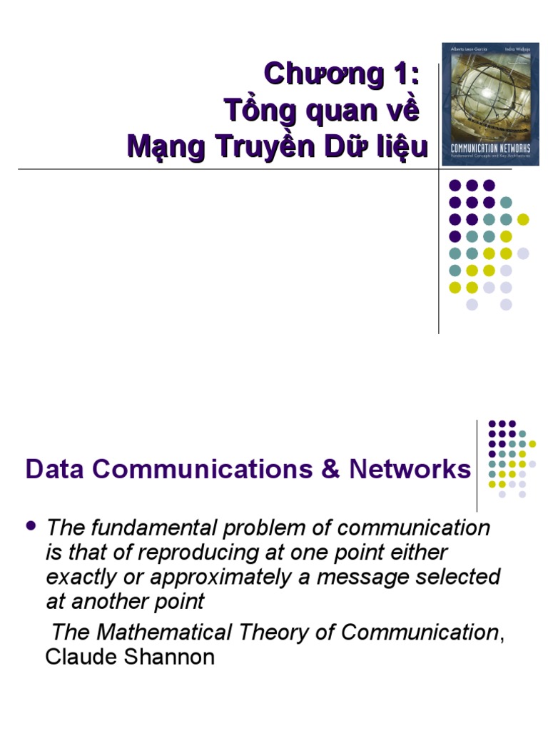 Chương 1: Tổng Quan Về Mạng Truyền Dữ Liê ̣u | PDF | Computer Network | Packet Switching