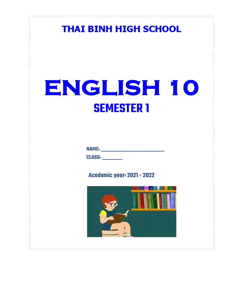 Anh 10 - HS HK1 2021-2022 | PDF