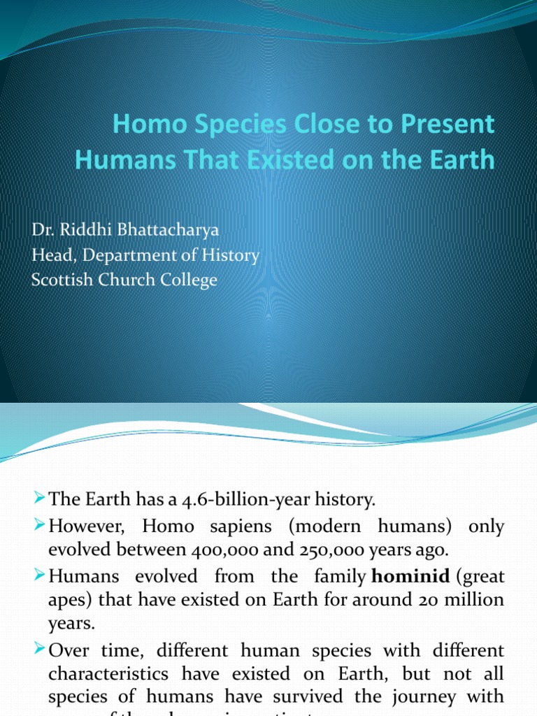 Evolution of Early Human Species | PDF | Homo | Human