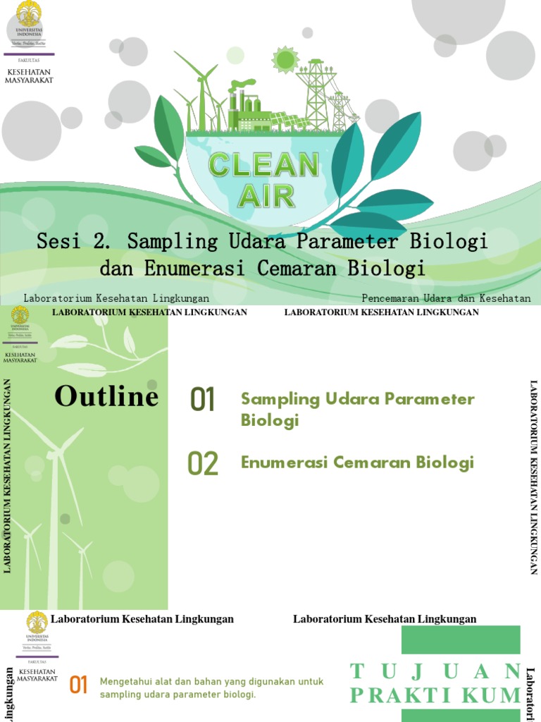 Sesi 2. Sampling Dan Analisis Udara Parameter Mikrobiologi Udara | PDF
