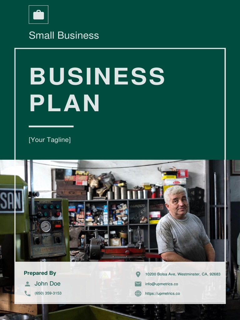 Small Business Plan Template | PDF | Equity (Finance) | Market Segmentation