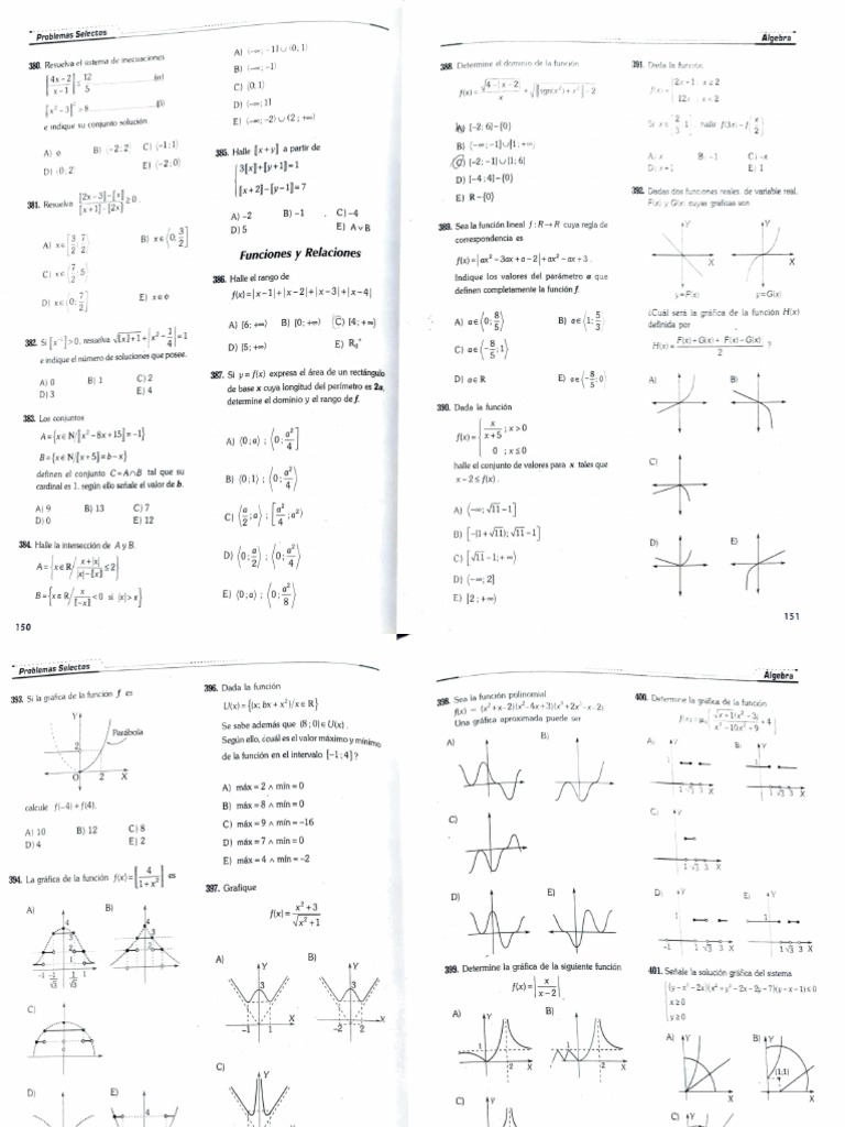 Problemas Selectos Funciones | PDF | Lógica | Funciones y mapeos