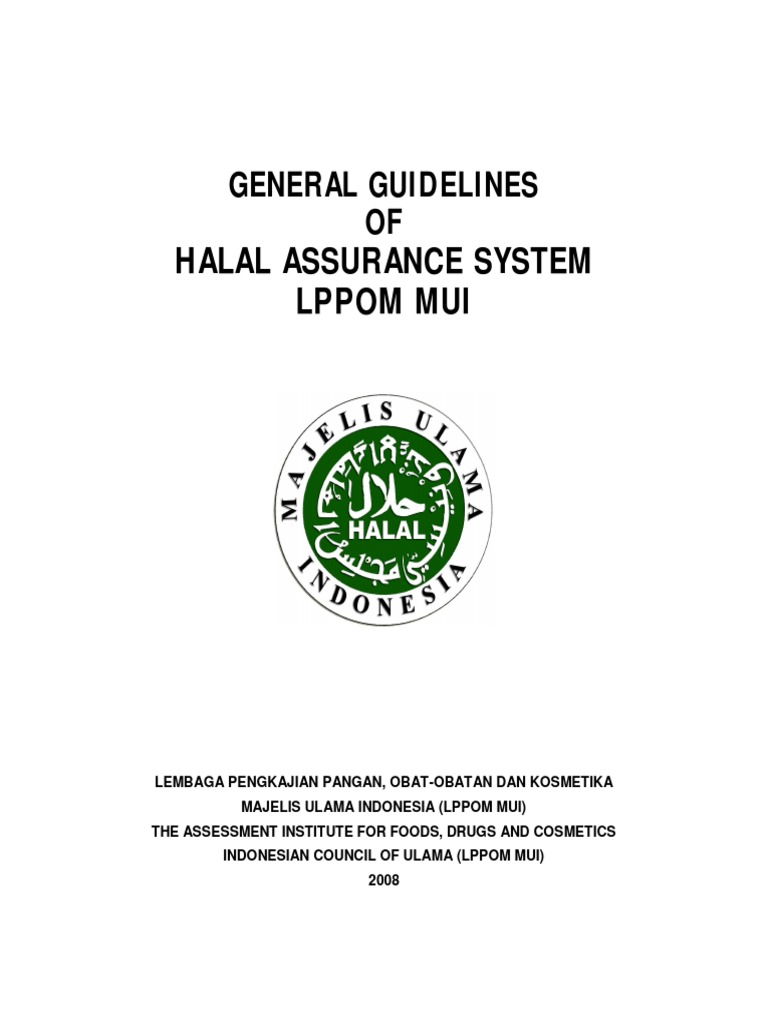General Guideline Halal | PDF | Audit | Internal Audit