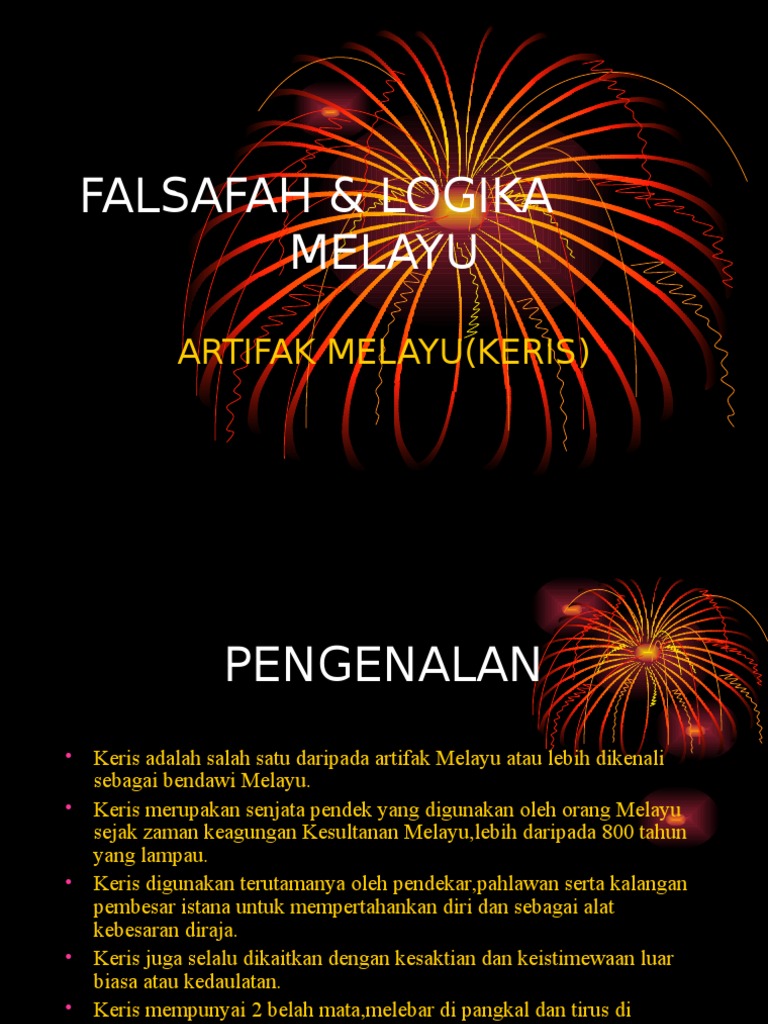 Artifak Melayu (Keris) | PDF