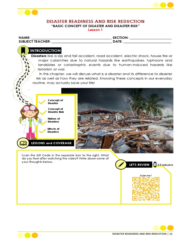 Module 1 Basic Concept of Disaster and Disaster Risk 1 | PDF | Hazards ...