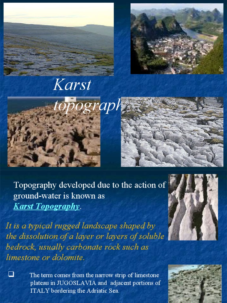 Karst Topography | PDF | Sinkhole | Limestone