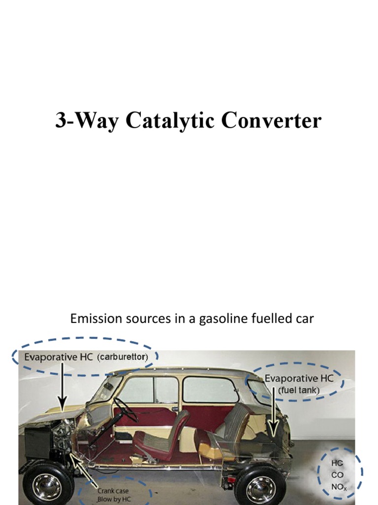 3-Way Catalytic Converter | PDF | Exhaust Gas | Engines