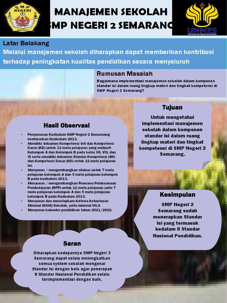Poster Observasi Sekolah | PDF