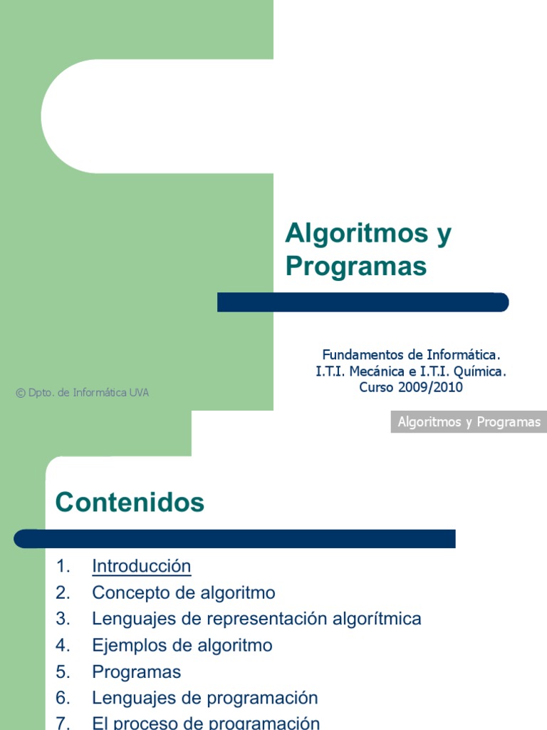 Algoritmos 2021 | PDF | Algoritmos | Lenguaje de programación