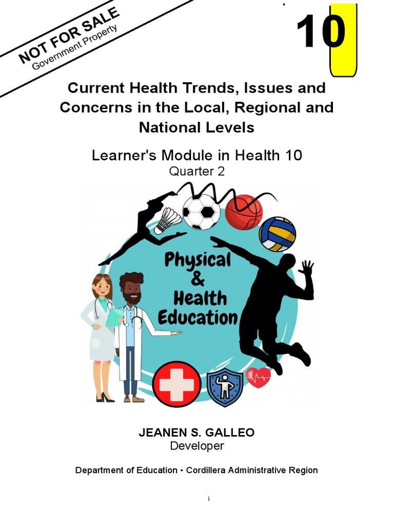 Current Health Trends, Issues and Concerns in The Local, Regional and ...