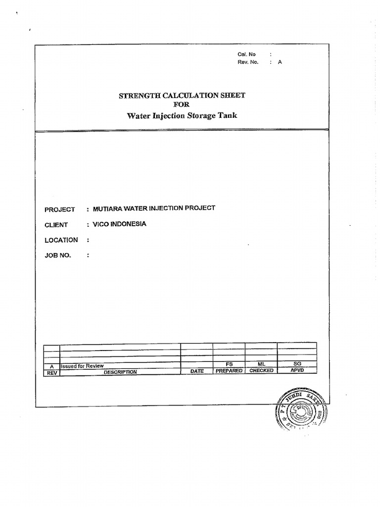 Mechanical Design Calculation | PDF