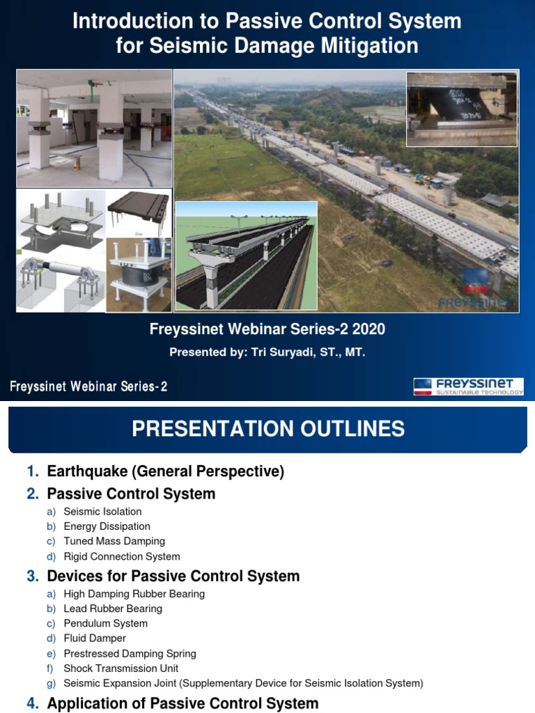 Freyssinet Webinar Introduction To Passive Control System For Seismic ...
