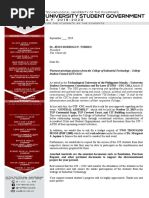 PNP Request Letter | PDF | Academia | Government