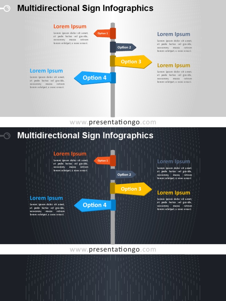 Multidirectional Sign Infographics | PDF