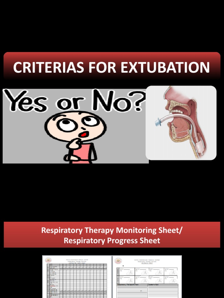 Criteria For Extubation | PDF