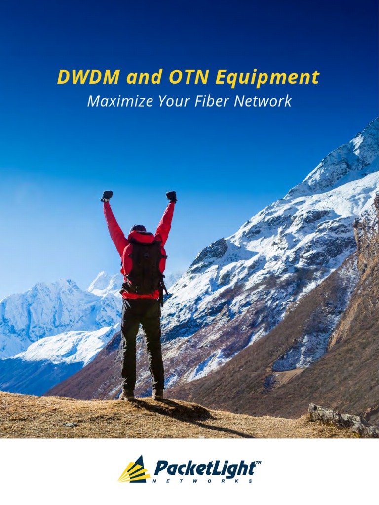 PacketLight Product Catalog | PDF | Wavelength Division Multiplexing ...