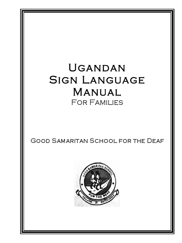 Ugandan Sign Language Manual | PDF | Human Communication | Linguistics
