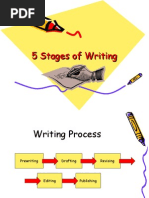 5 Steps of The Writing Process Chart | PDF | Written Communication ...