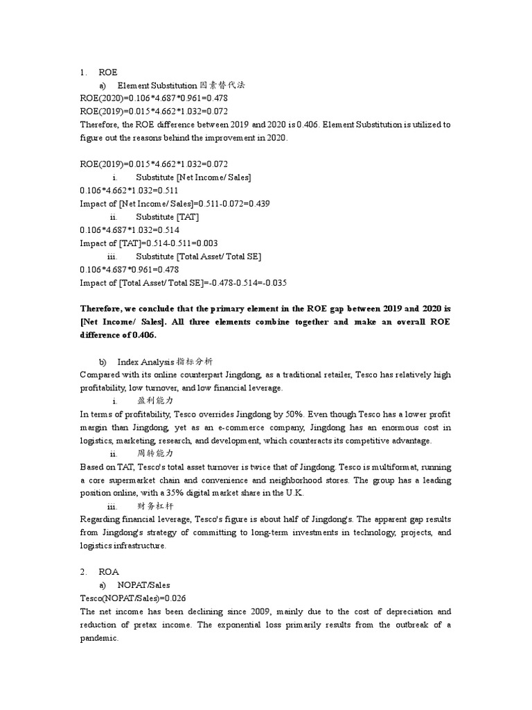 ROE Tesco | PDF | Tesco | Inventory