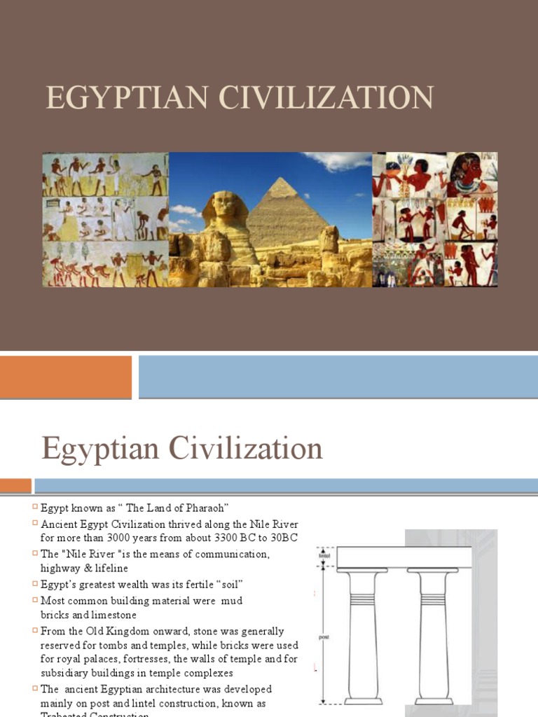 Egyptian Civilization | PDF | Egyptian Pyramids | Ancient Egypt