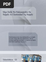 Aralin 9 Interaksyon NG Demand at Supply | PDF
