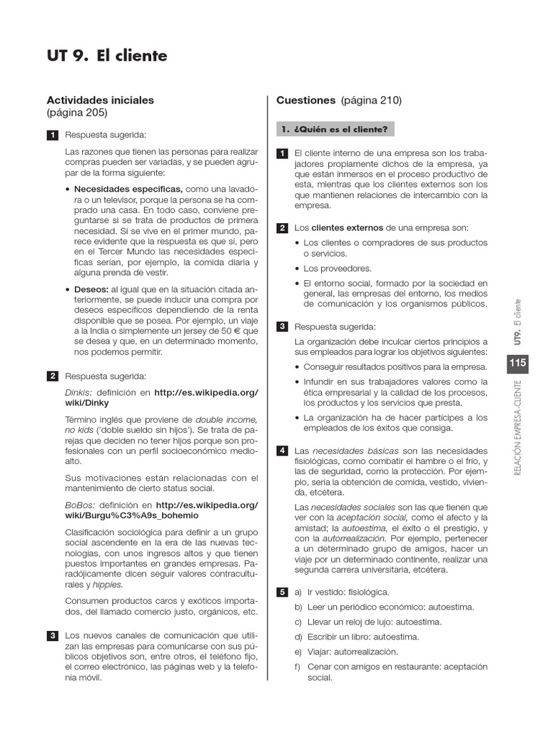 UT09 830037 LG CEyAC CAS | PDF | Cliente | Comunicación