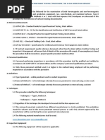 Pneumatic Test (Air Test) Procedure | PDF | Calibration | Leak
