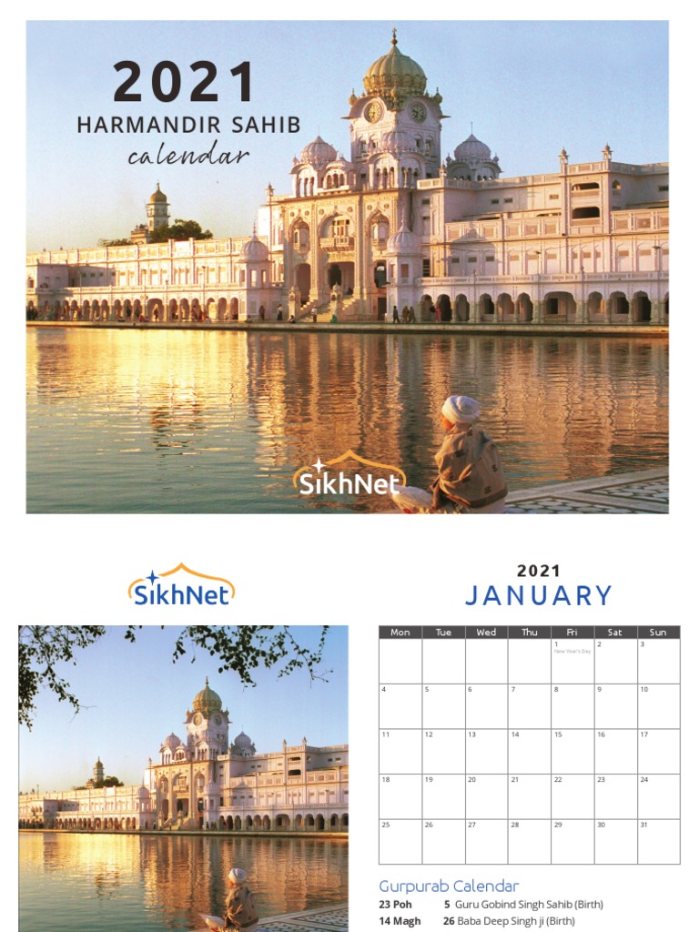 Calendar: Harmandir Sahib | Download Free PDF | Nāstika | Indian Religions