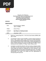 Spot Report, Progress Report and Final Report | PDF | Police | Prosecutor