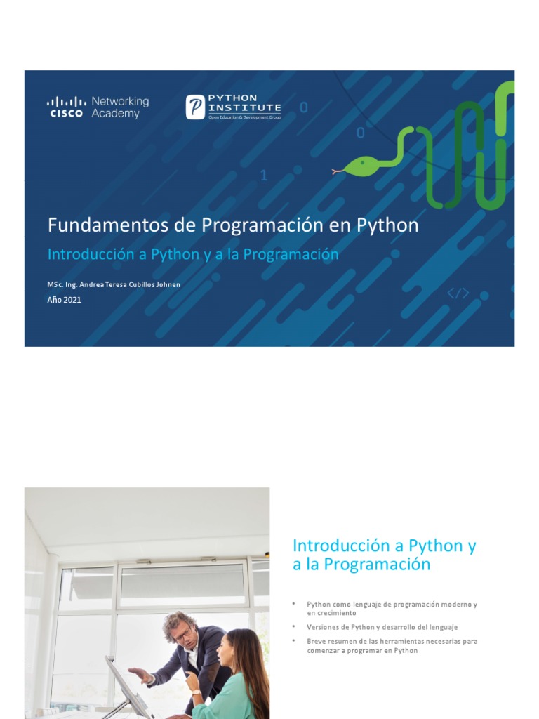 Introduccion A La Programacion Con Python | PDF | Lenguaje de programación | Programa de computadora