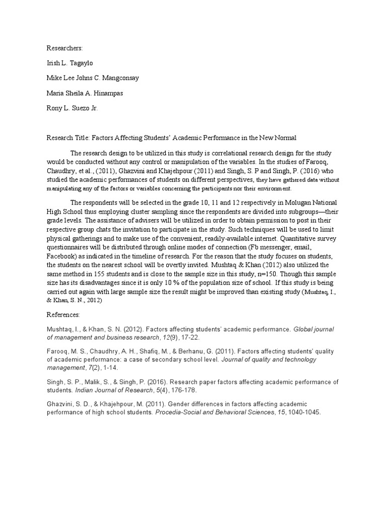 PR2-Research Design | PDF | Survey Methodology | Scientific Method