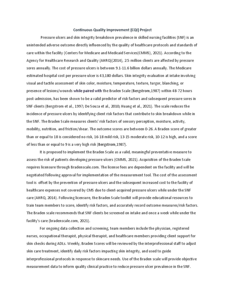 Cqi Project Presentation | PDF | Risk | Health Care