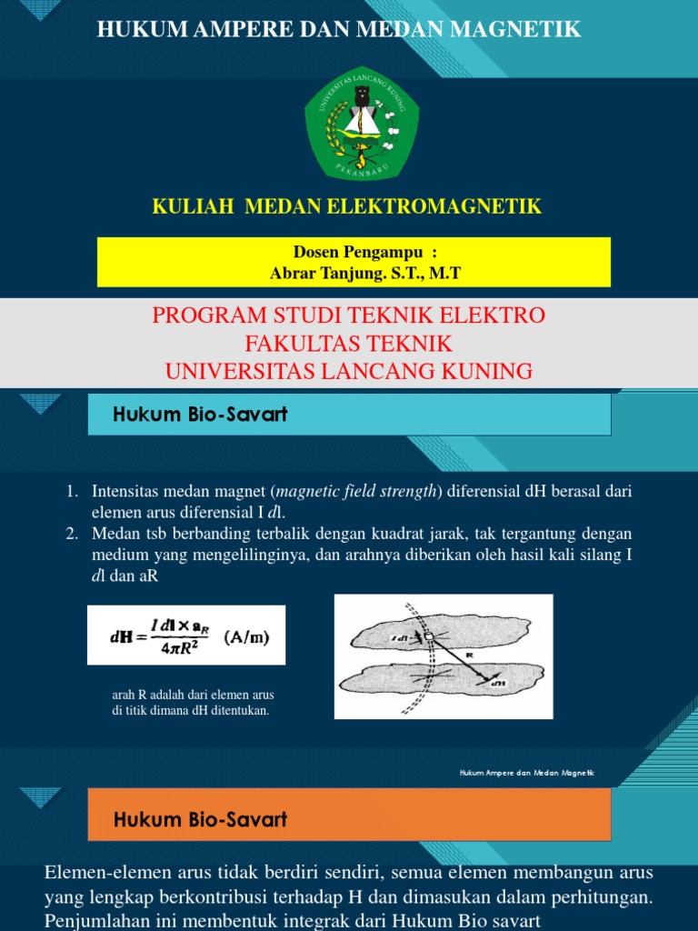 Hukum Ampere Dan Medan Magnet | PDF