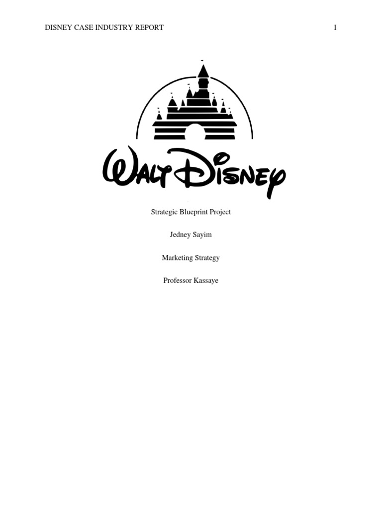 Disney Service Strategic Blueprint Report | PDF | Strategic Management ...