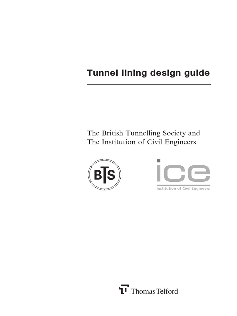 Tunnel Lining Design Guide The British T | PDF | Design | Tunnel